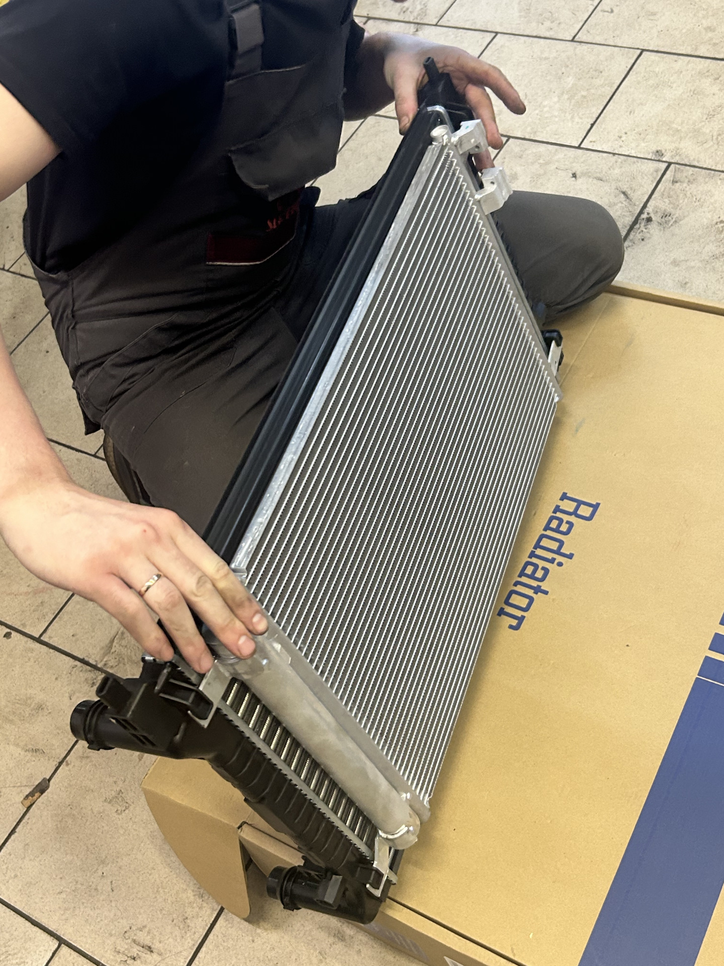 7️⃣5️⃣ Замена радиаторов VAG 5Q0121251HC — Skoda Octavia A7 Mk3, 1,6 л ...