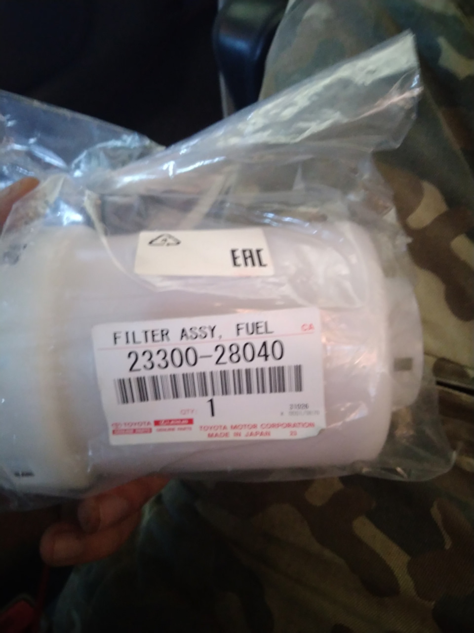 2330028040 Фильтр топливный TOYOTA LEXUS | Запчасти на DRIVE2