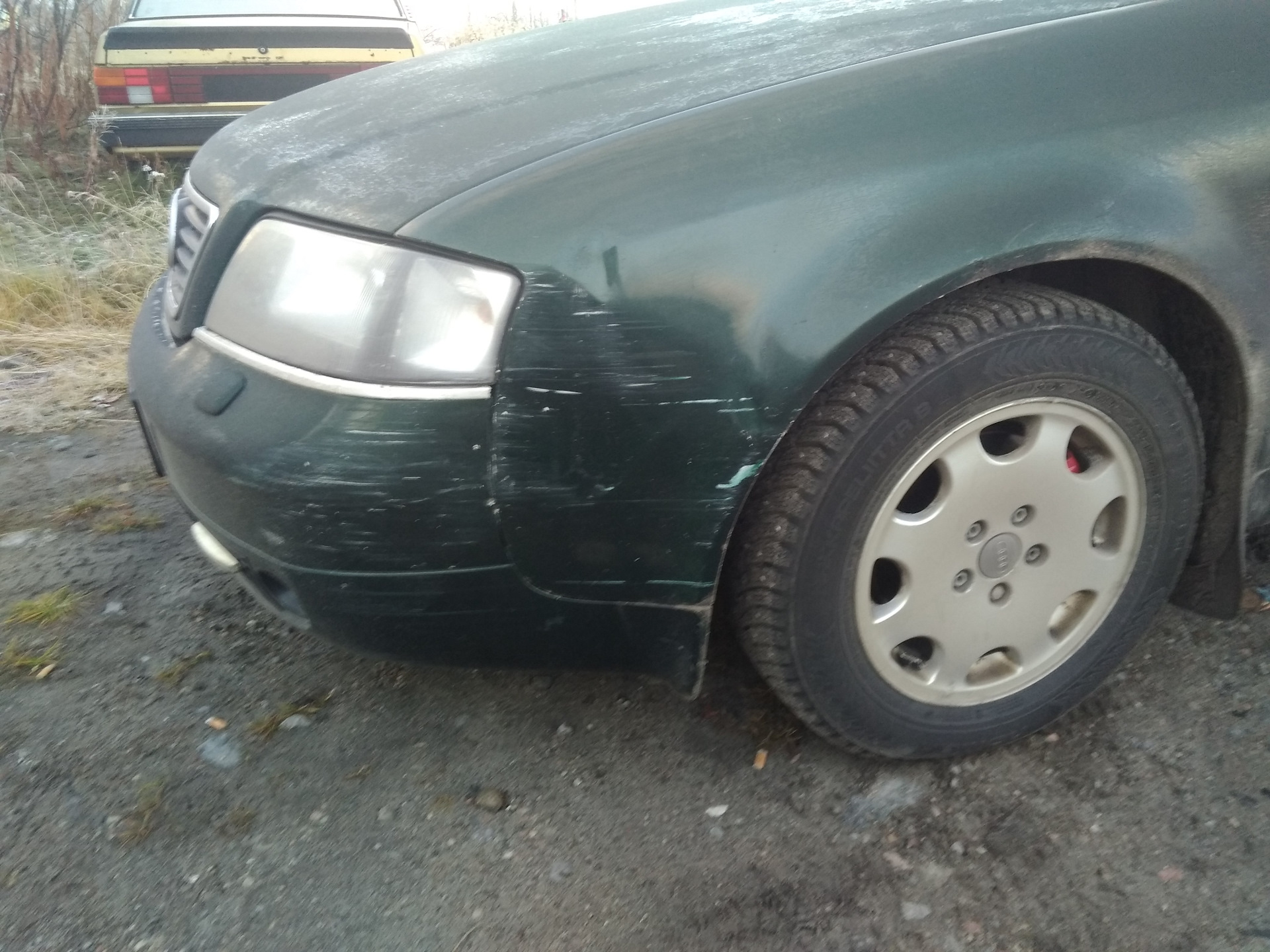 Зима приносит свои плоды — Audi A6 (C5), 2,4 л, 1998 года | ДТП | DRIVE2