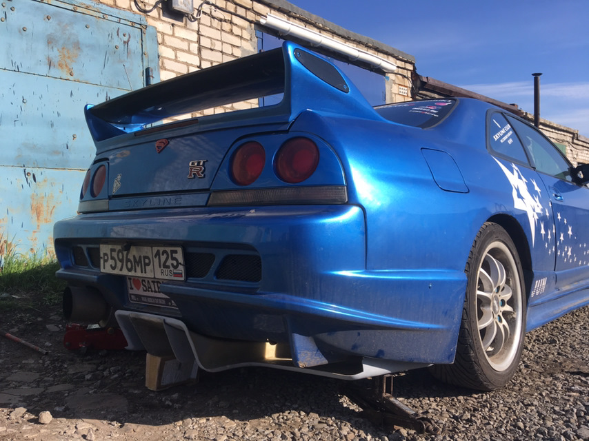 #106 [Диффузор амемия на бампер Abflug] — Nissan Skyline (R33), 2,5 л ...