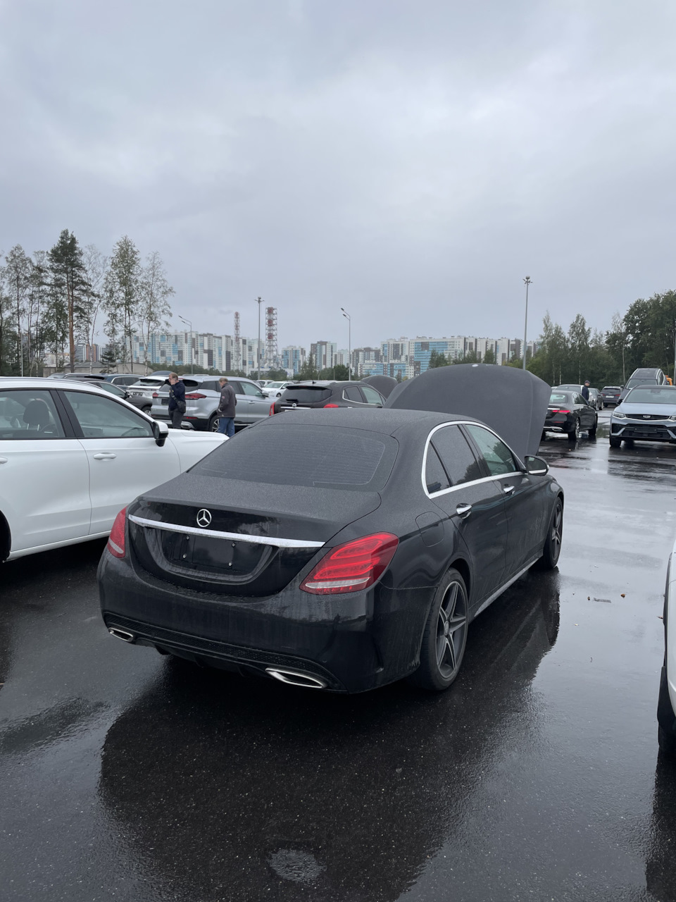 Квадратный номер на C 205 — Mercedes-Benz C-Class (W205), 1,6 л, 2014 года | стайлинг | DRIVE2