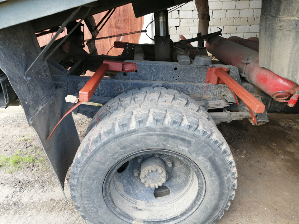 Установил задние пластиковые подкрылки — ГАЗ 53, 4,2 л, 1990 года ...