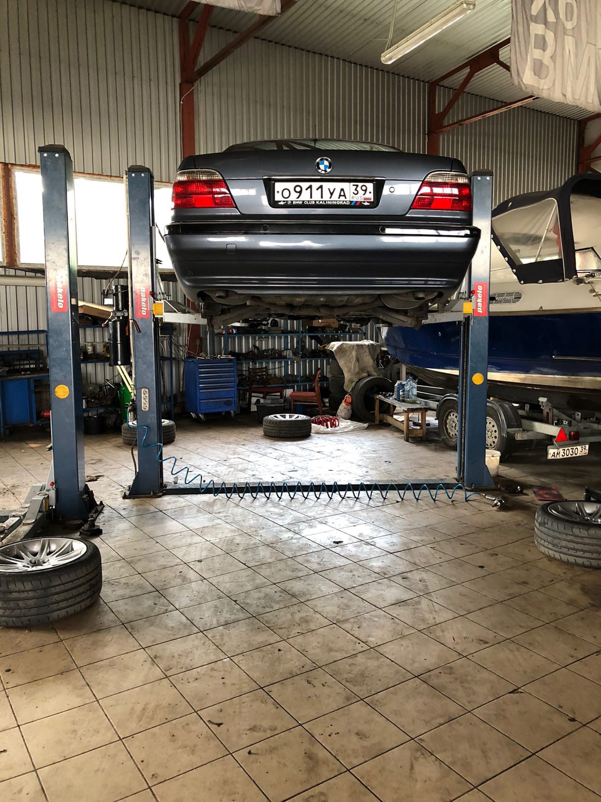 Занижение — BMW 7 series (E38), 2,8 л, 1999 года | тюнинг | DRIVE2