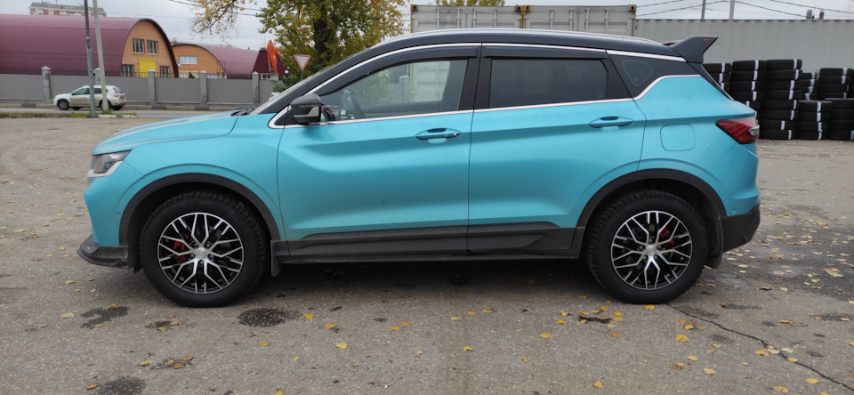 Зимние колеса. Шиномонтаж. Сезонное хранение. — Geely Coolray (1G), 1,5 ...