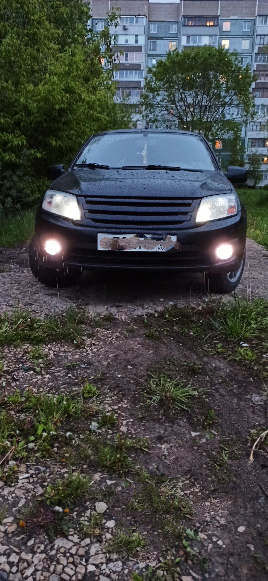Туманки — Lada Гранта, 1,6 л, 2014 года | электроника | DRIVE2