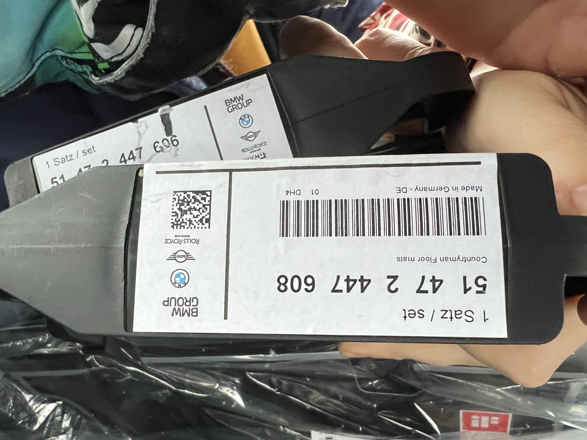 Аксессуары: коврики в салон — MINI John Cooper Works Countryman (2G), 2 ...