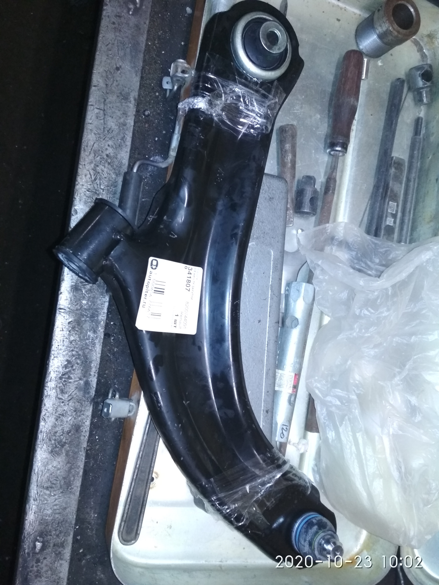 Ремонт поворотного кулака. — Nissan Micra (K12), 1,4 л, 2004 года ...