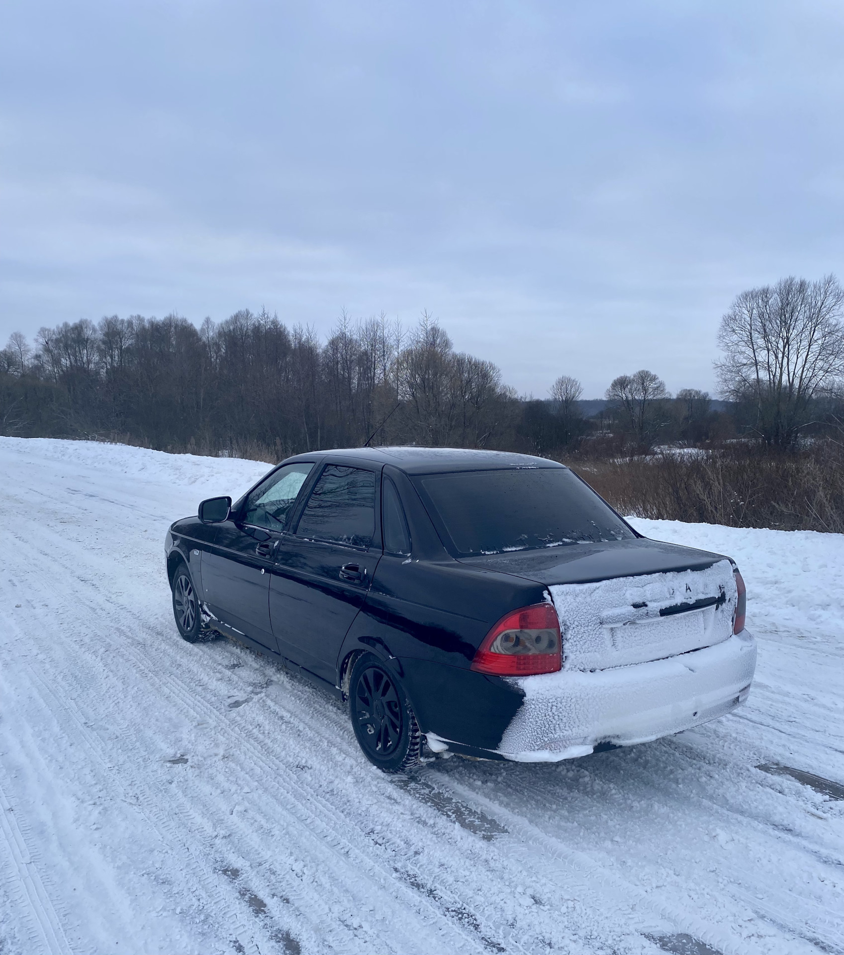 Колпаки black edition и снова антихром — Lada Приора седан, 1,6 л, 2016 ...