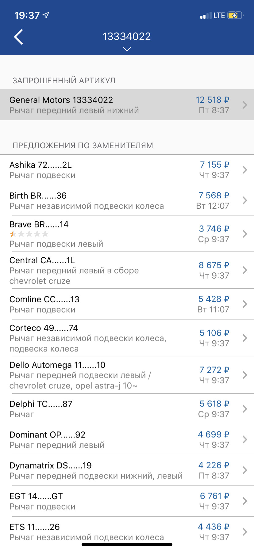 13334022 Рычаг независимой подвески колеса GM | Запчасти на DRIVE2