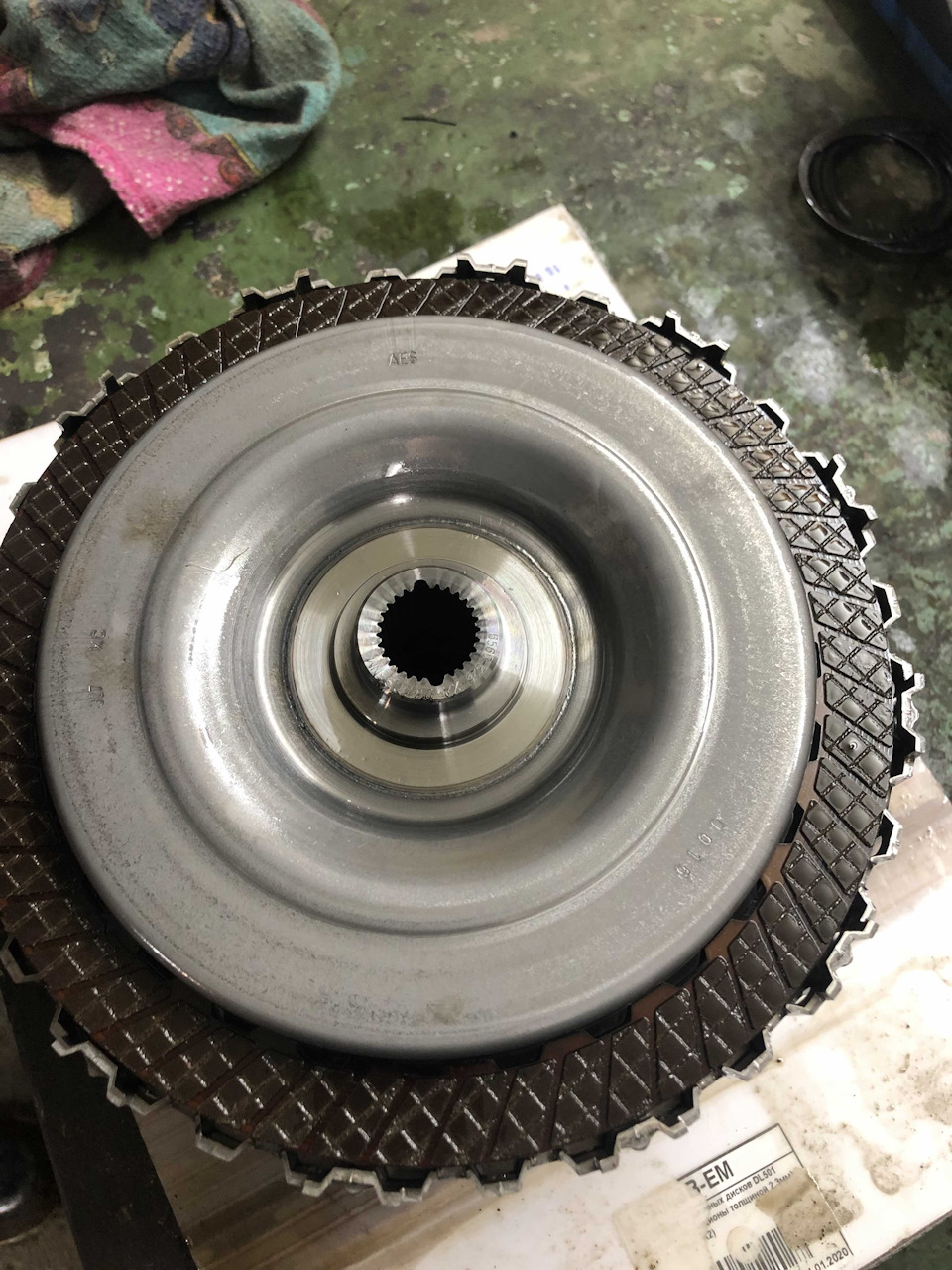 Замена фрикционов DL501, трубок и масла — Audi A4 (B8), 2 л, 2011 года ...