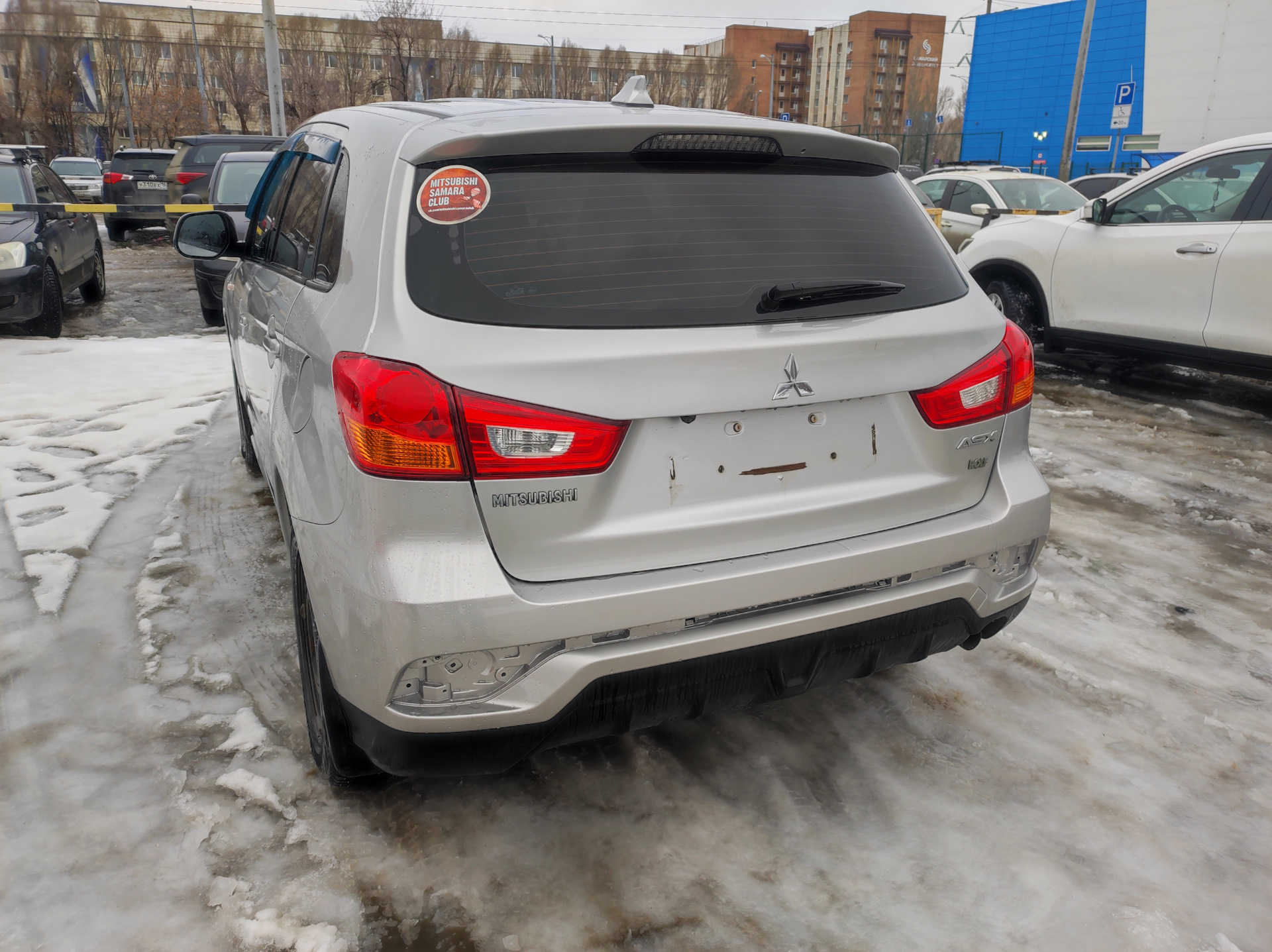 Задний бампер от ASX 2017 — Mitsubishi ASX, 1,6 л, 2012 года | стайлинг ...