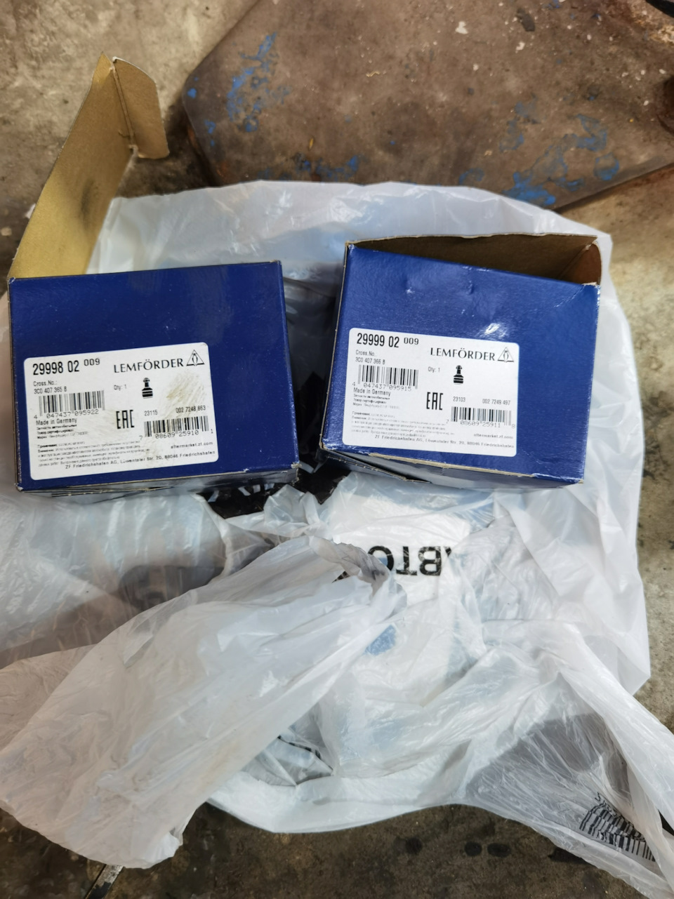 2999802 Шаровая опора LEMFORDER | Запчасти на DRIVE2