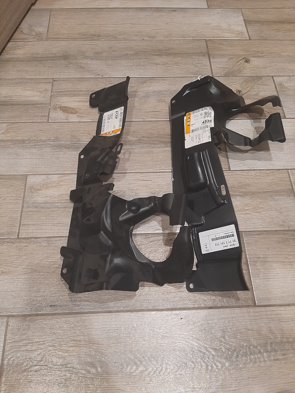 51717131712 Кожух дизельного двигателя П Пд BMW | Запчасти на DRIVE2