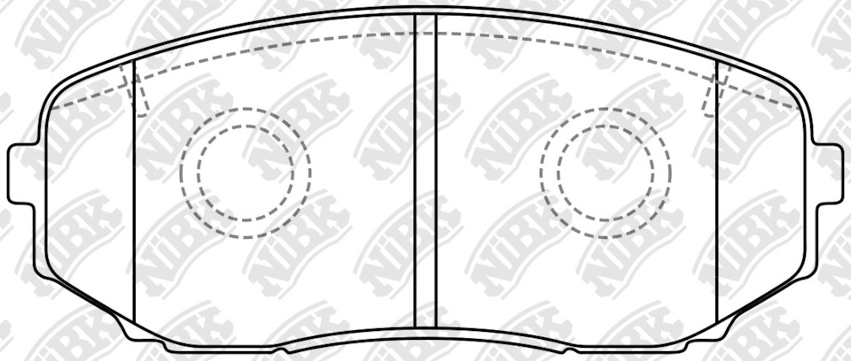 4605B475 Колодки тормозные передние к-т Mitsubishi | Запчасти на DRIVE2