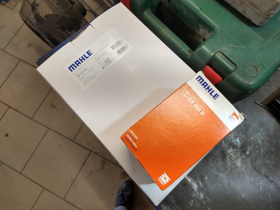 Плановое ТО (масло/фильтра двс/акпп + втулки стаба) — Audi Q7 (1G), 3 л ...