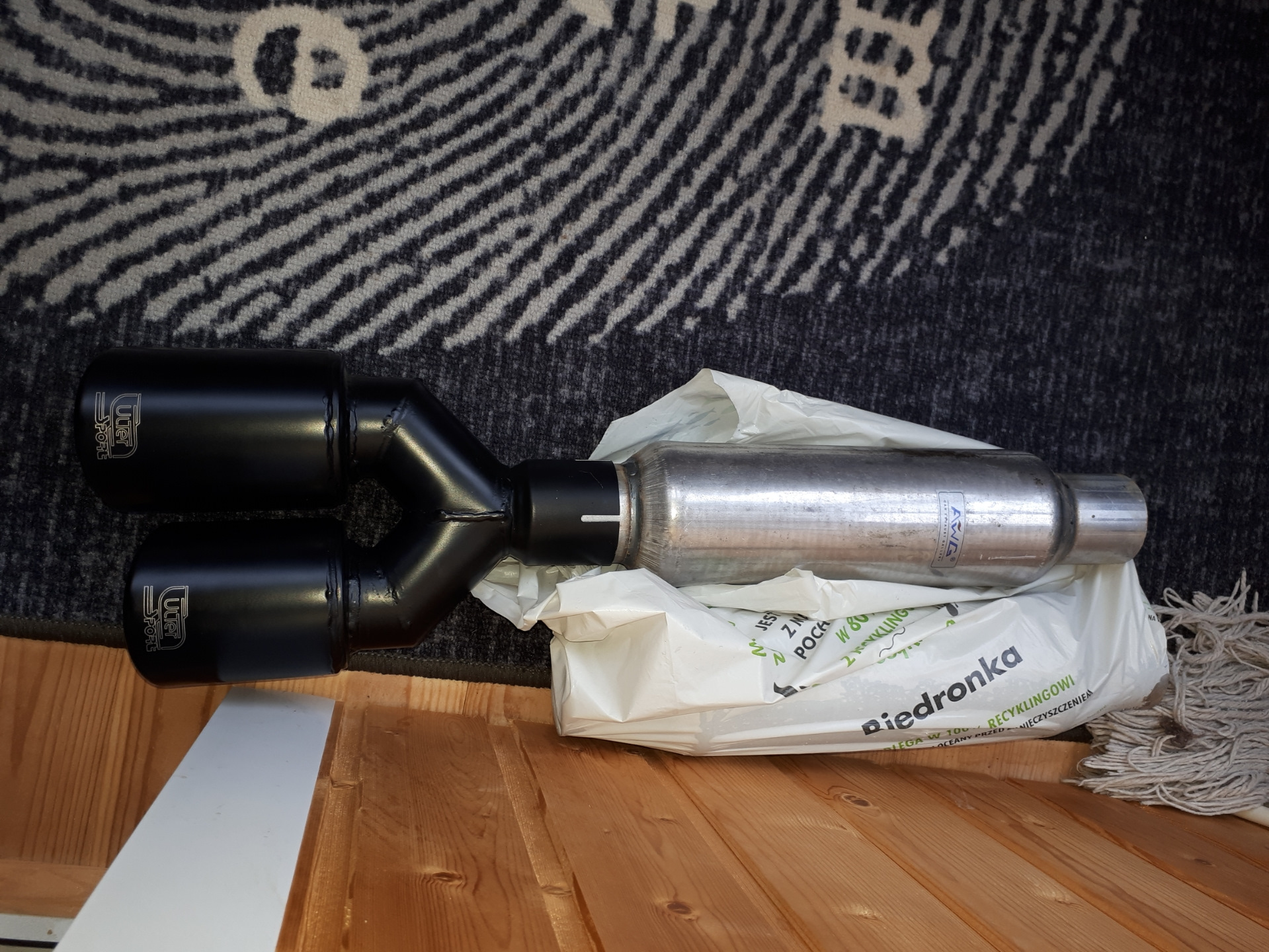 old school — выхлоп glasspack — Ford Mustang (6G), 2,3 л, 2019 года ...