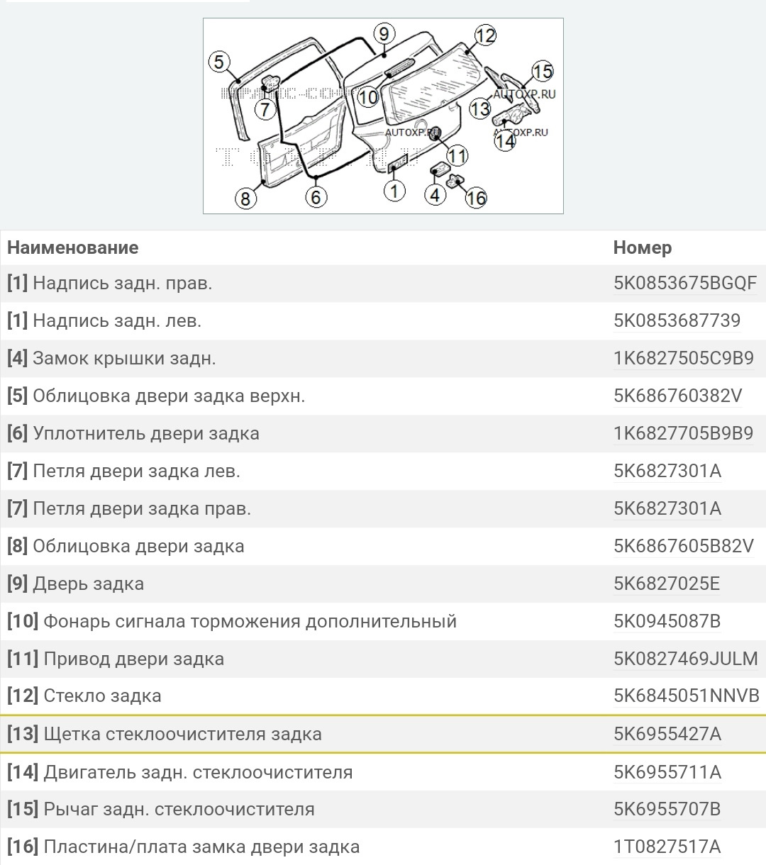 Замена зад щетки стеклоочистителя — Volkswagen Golf Mk6, 1,4 л, 2010 ...