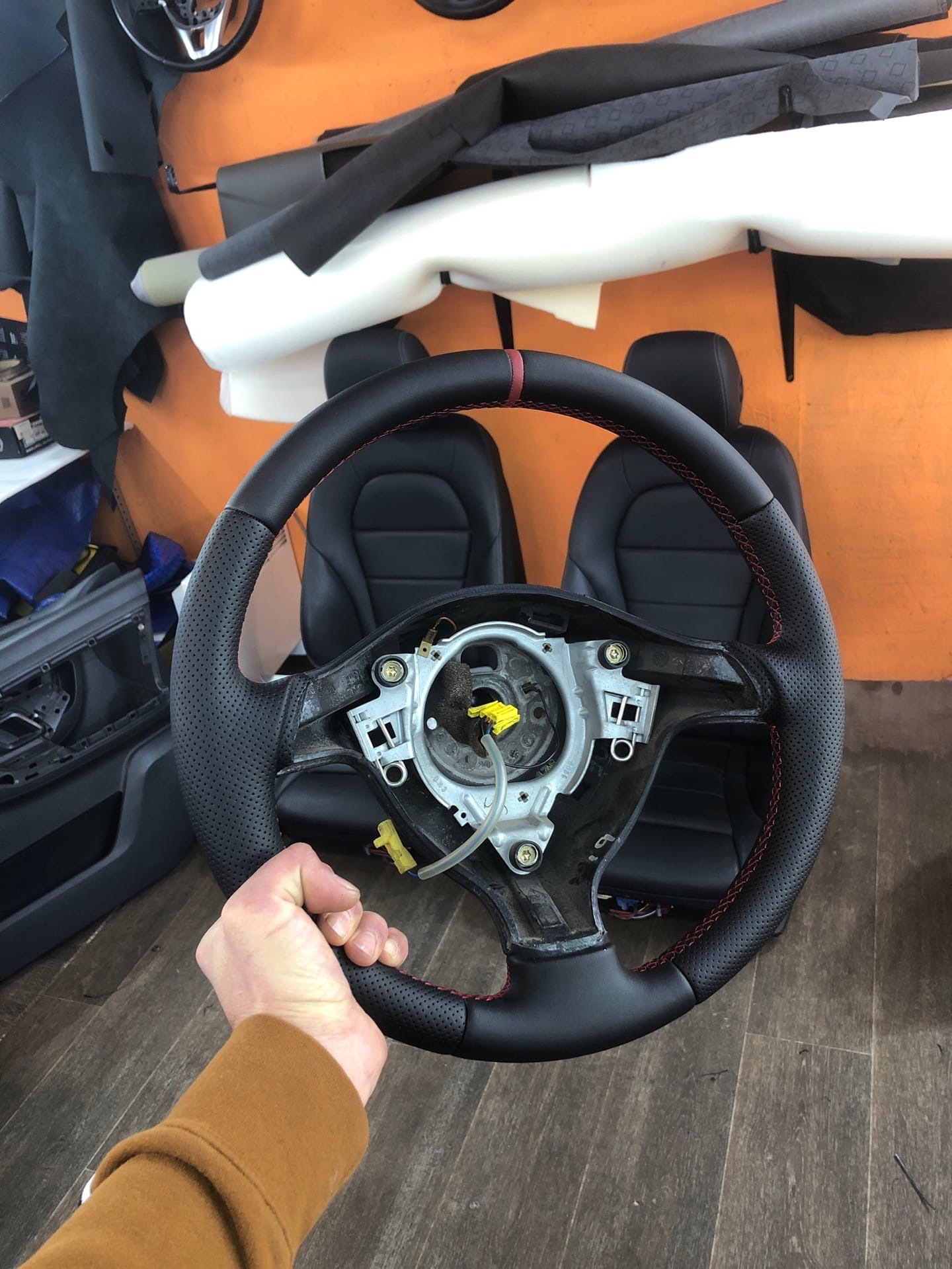 ПЕРЕТЯЖКА РУЛЯ — Volkswagen Bora Variant, 1,9 л, 2002 года | стайлинг ...