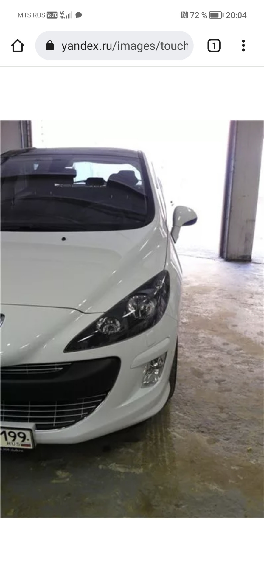 Черные маски фар — Peugeot 308 (1G), 1,6 л, 2009 года | тюнинг | DRIVE2
