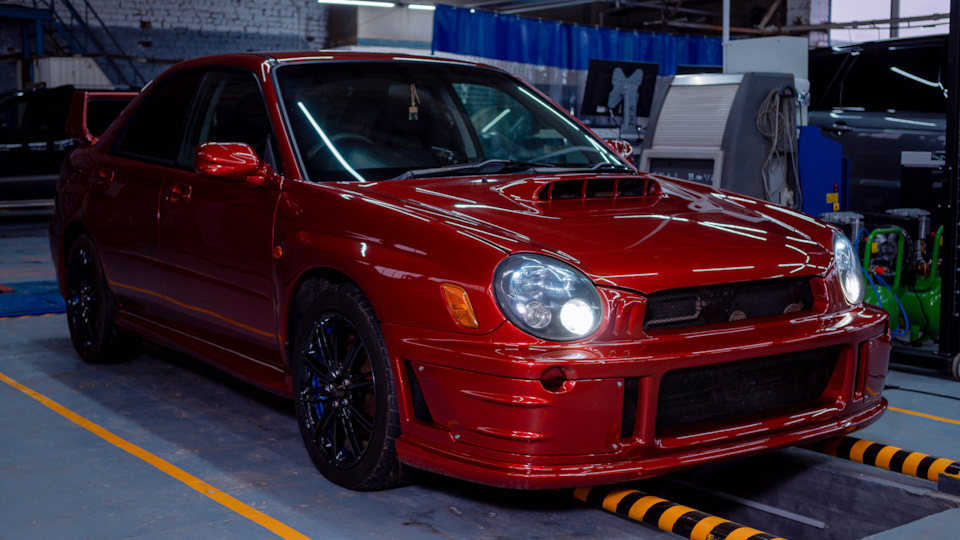 Subaru Impreza WRX (GD/GG) 2.0 бензиновый 2000 | Motegi Red на DRIVE2