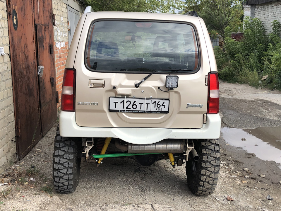 Короткие бампера из jb23 — Suzuki Jimny (1G), 1,3 л, 2008 года | кузовной ремонт | DRIVE2