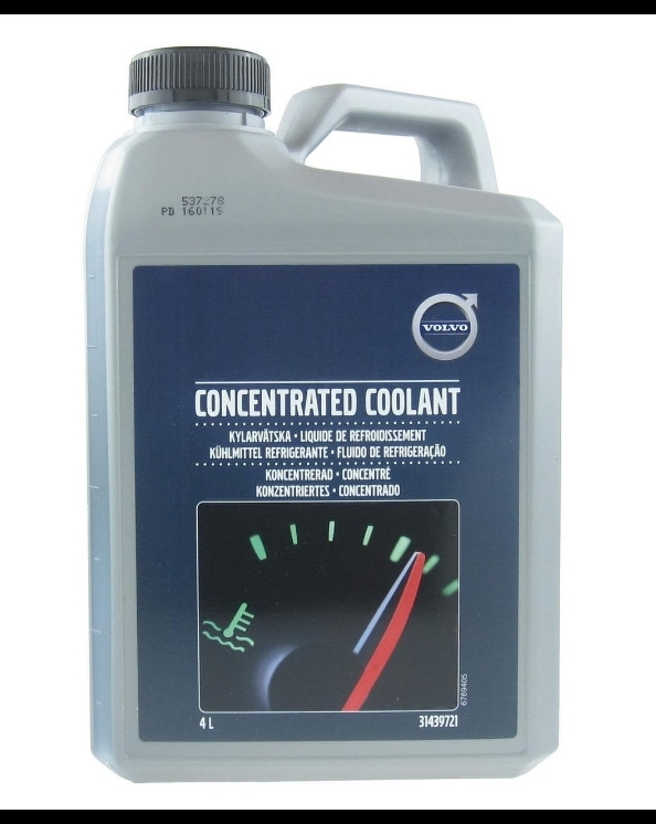 31439721 АНТИФРИЗ 4Л (КОНЦ) / ANTI-FREEZE Volvo | Запчасти на DRIVE2