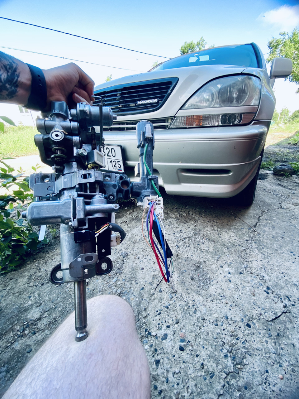 «Грядут перемены 2️⃣» — тизер — Toyota Harrier (1G), 2,2 л, 1998 года ...