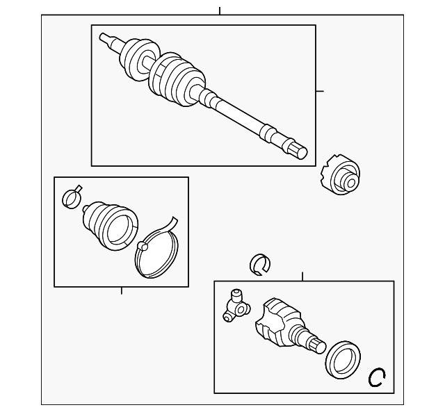 4341052210 Шарнирный комплект, приводной вал TOYOTA LEXUS | Запчасти на ...