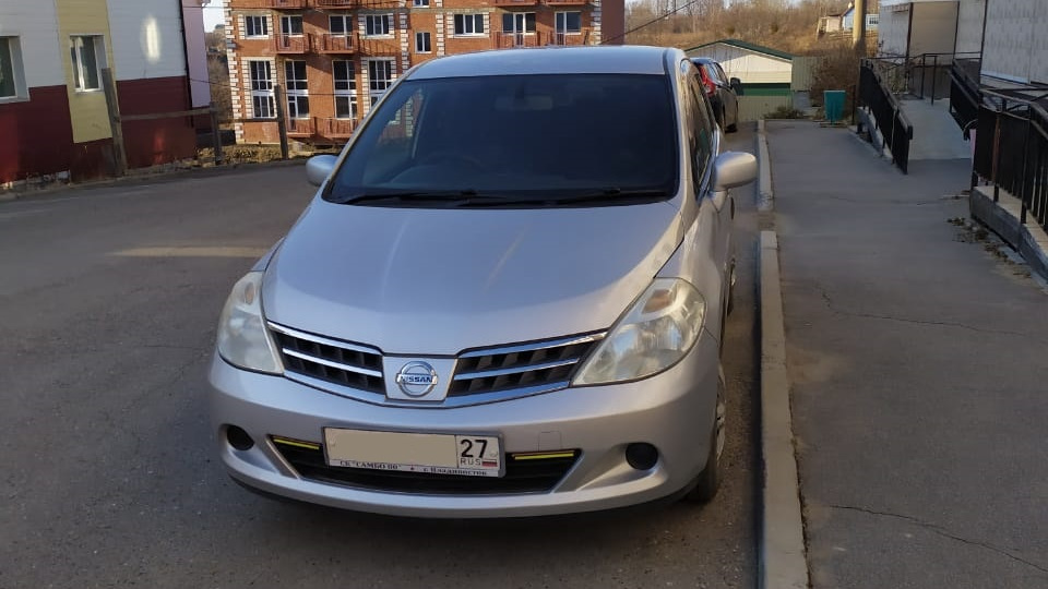 Nissan Tiida (1G) 1.5 бензиновый 2009 | Latio e-4WD на DRIVE2