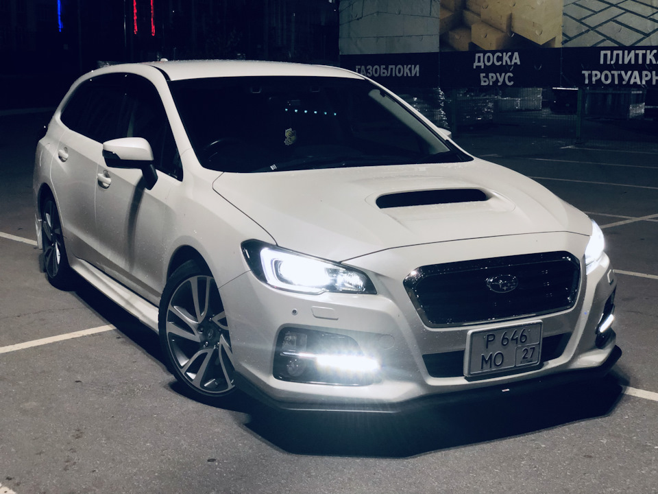 Сплиттер (Губа) STI — Subaru Levorg (VM), 1,6 л, 2014 года | стайлинг ...