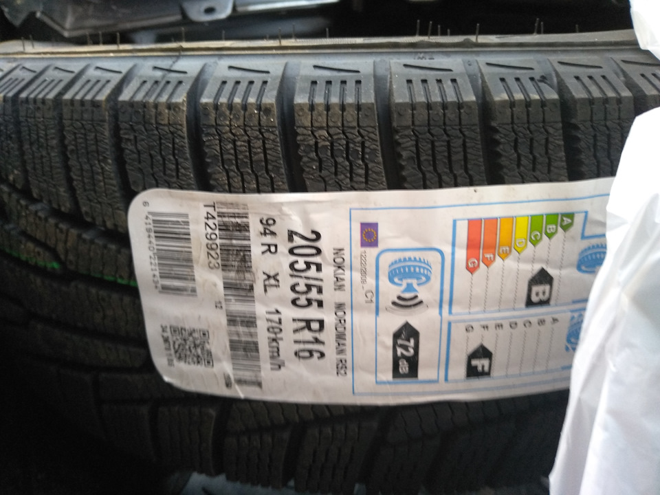 Nokian nordman rs2 — Honda Accord (7G), 2,4 л, 2003 года | шины | DRIVE2