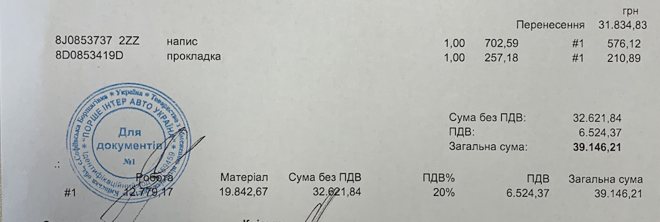 8D0853419D Подкладка VAG | Запчасти на DRIVE2