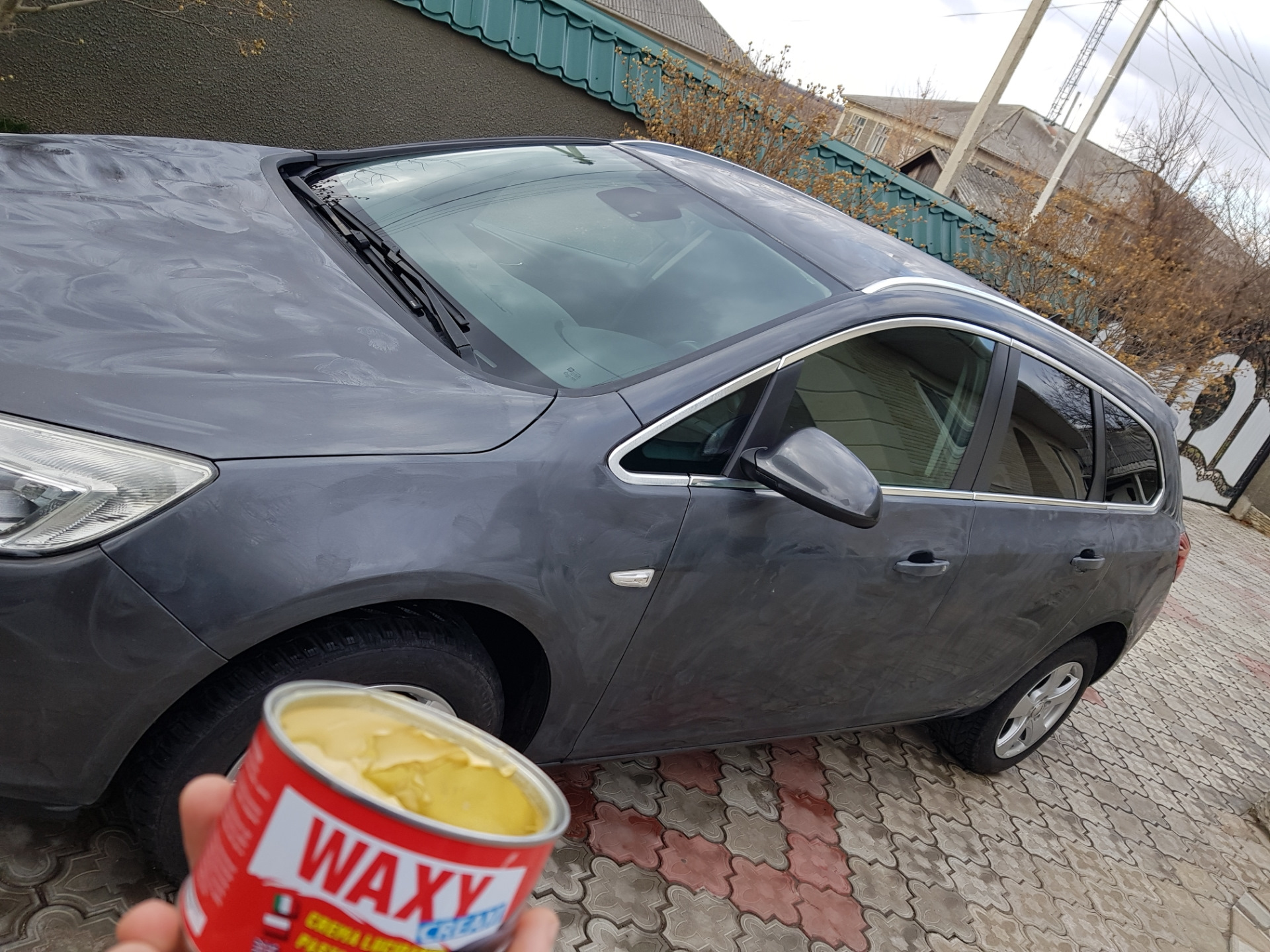 "Atas waxy cream" тест и отзыв — Opel Astra J, 1,3 л, 2012 года | мойка ...