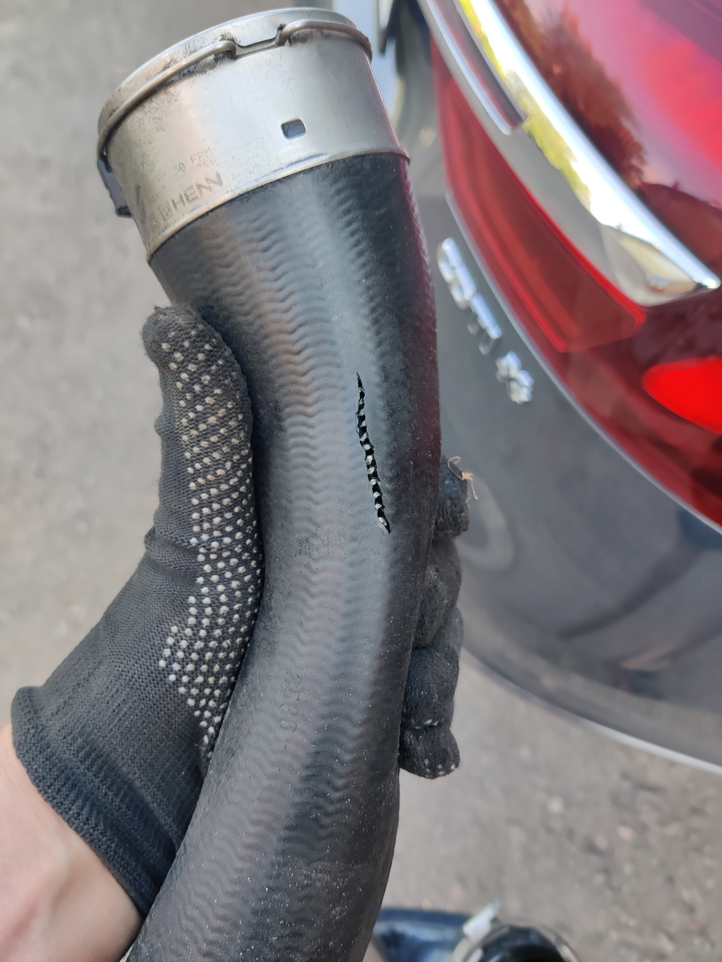 Замена патрубка интеркулера (Ошибка P2282) — Opel Insignia (1G), 2 л ...