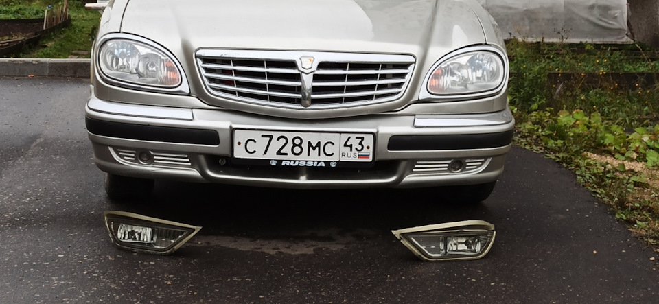 Противотуманные фары Daewoo Nexia N150 Часть 1 — ГАЗ 31105, 2,4 л, 2008 ...
