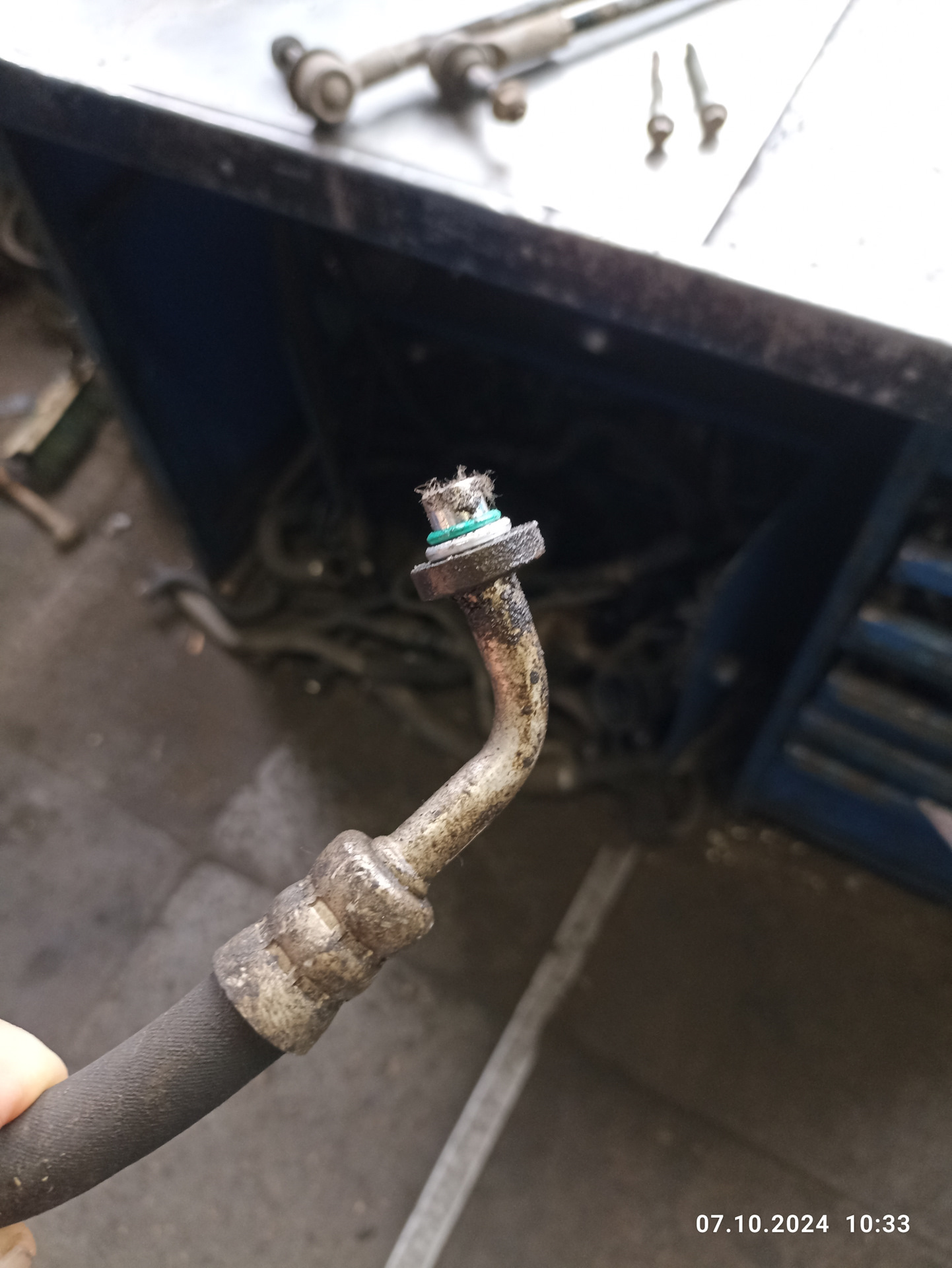 Заехал проверить рулевую рейку. — Ford Tourneo/Transit Custom, 2,2 л ...