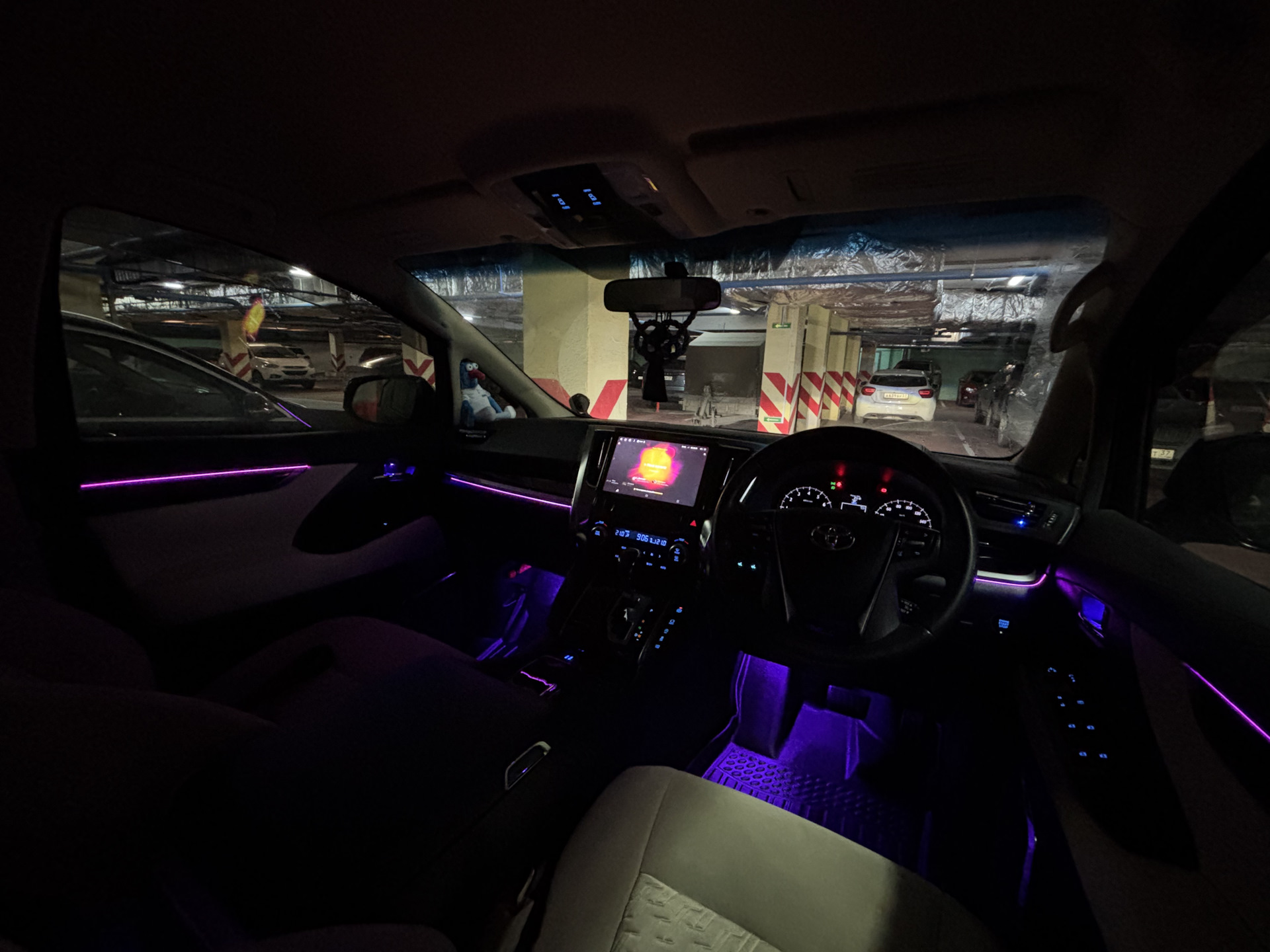 10. Ambilight подсветка. MTF ambient light m4 — Toyota Alphard (3G), 2 ...