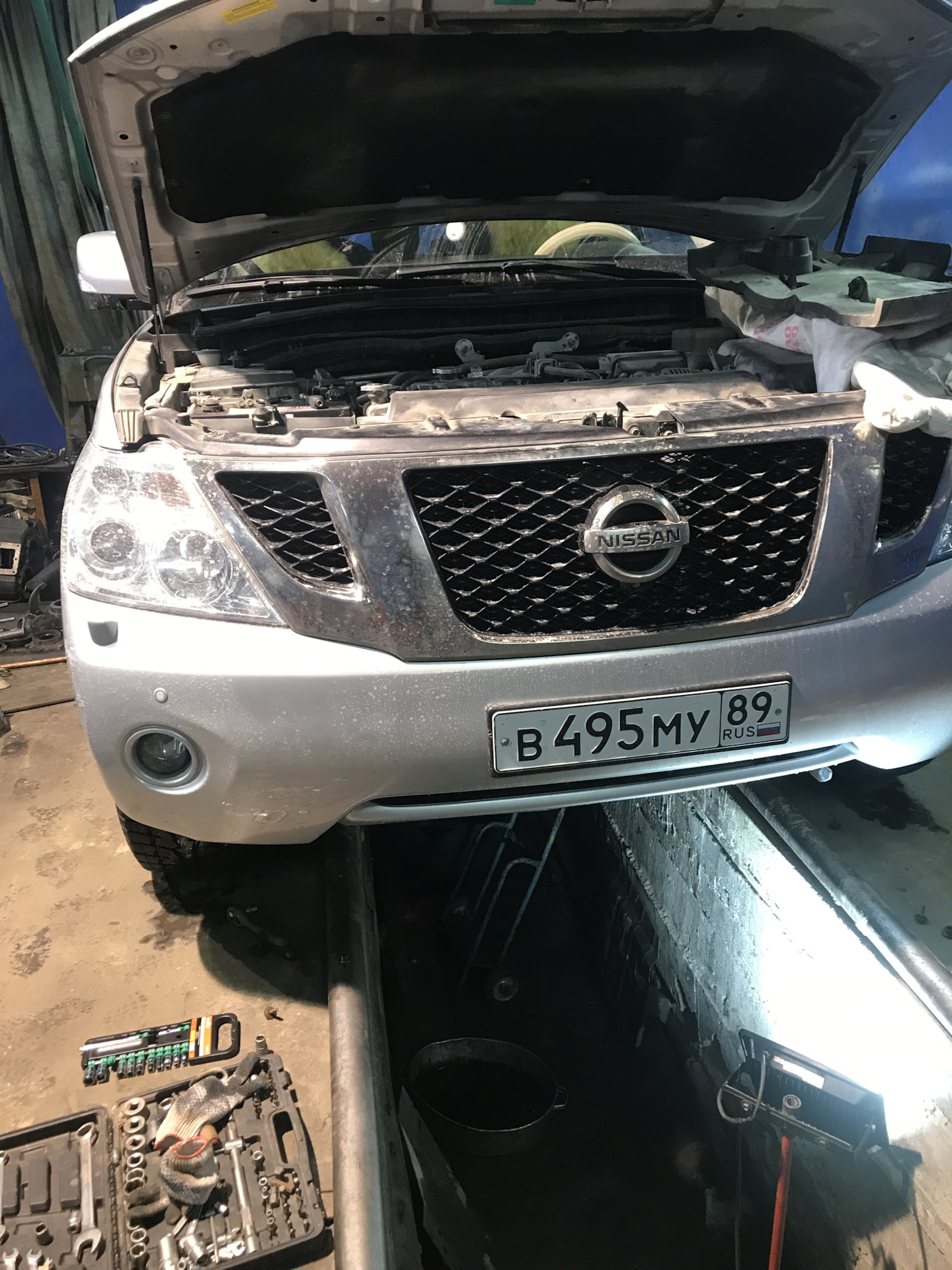 Подготовка к поездке в отпуск ч.1 — Nissan Patrol (Y62), 5,6 л, 2013 ...
