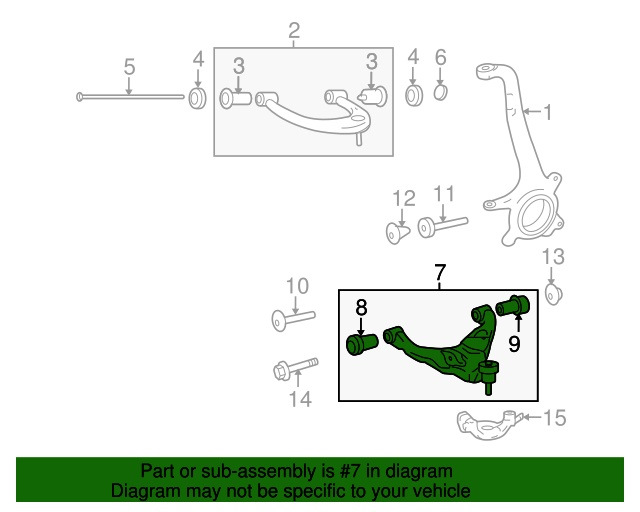 4806960050 Рычаг передней подвески TOYOTA LAND CRUISER PRADO 150 ...