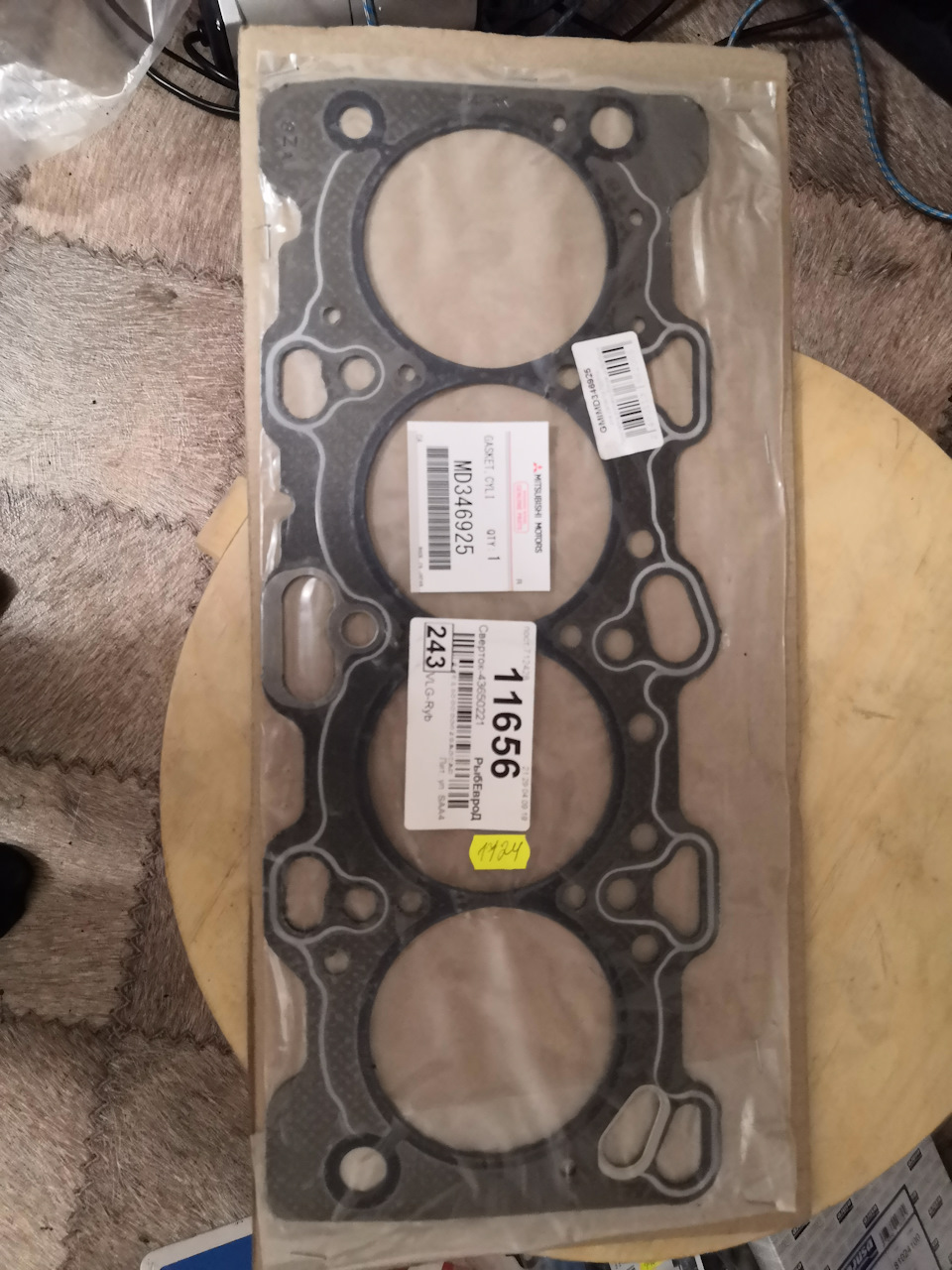 MD346925 Прокладка головки блока цилиндров Mitsubishi | Запчасти на DRIVE2