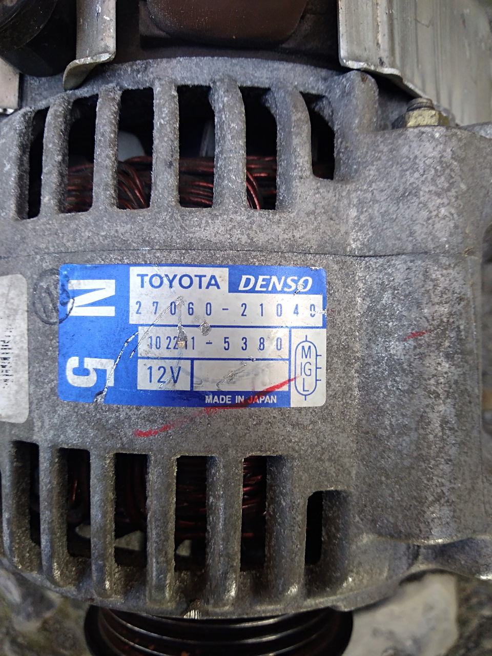 2706021040 Генератор TOYOTA LEXUS | Запчасти на DRIVE2