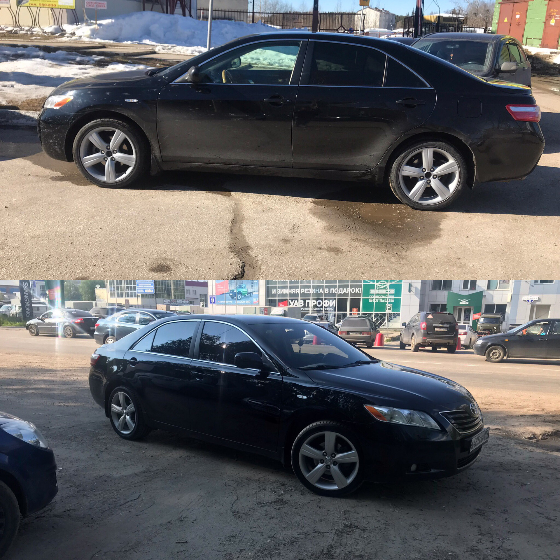 Без тонировки и красивых колес ни как!) — Toyota Camry (XV40), 3,5 л, 2007 года | колёсные диски ...