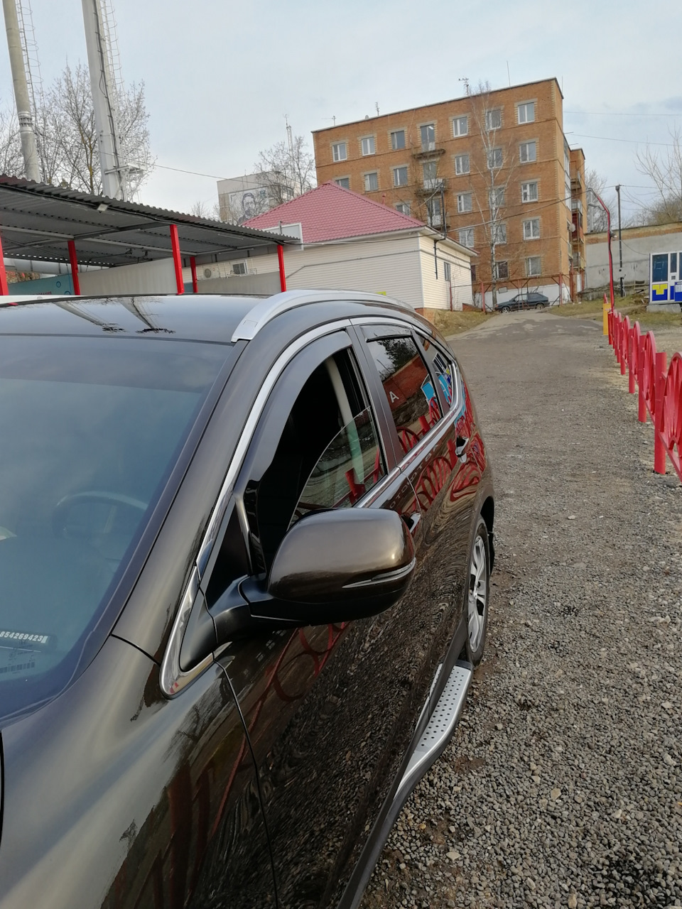 Дефлекторы на боковые окна — Honda CR-V (RM), 2,4 л, 2013 года ...