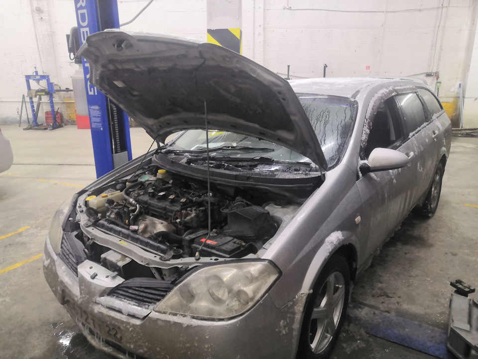 Снятие форсунок QR25DD — Nissan Primera (P12), 2,5 л, 2001 года | визит ...