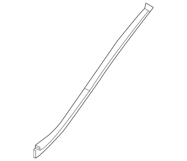 A2536903003 Молдинг лобового стекла Glc-Class 2015-н.в. X253, правый ...