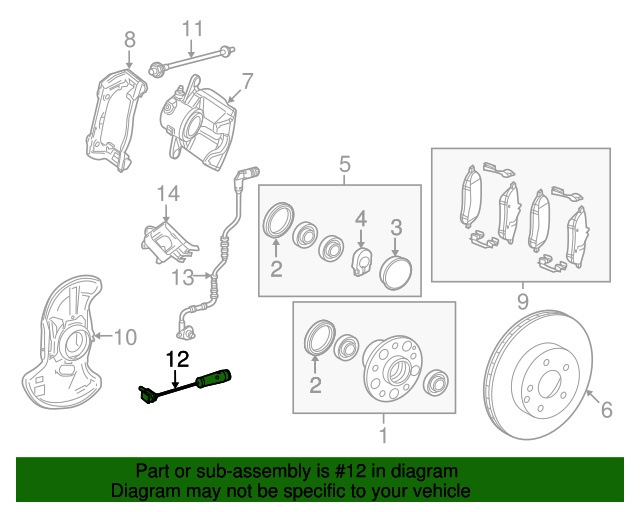 A2205400717 Датчик износа тормозных колодок Mercedes | Запчасти на DRIVE2