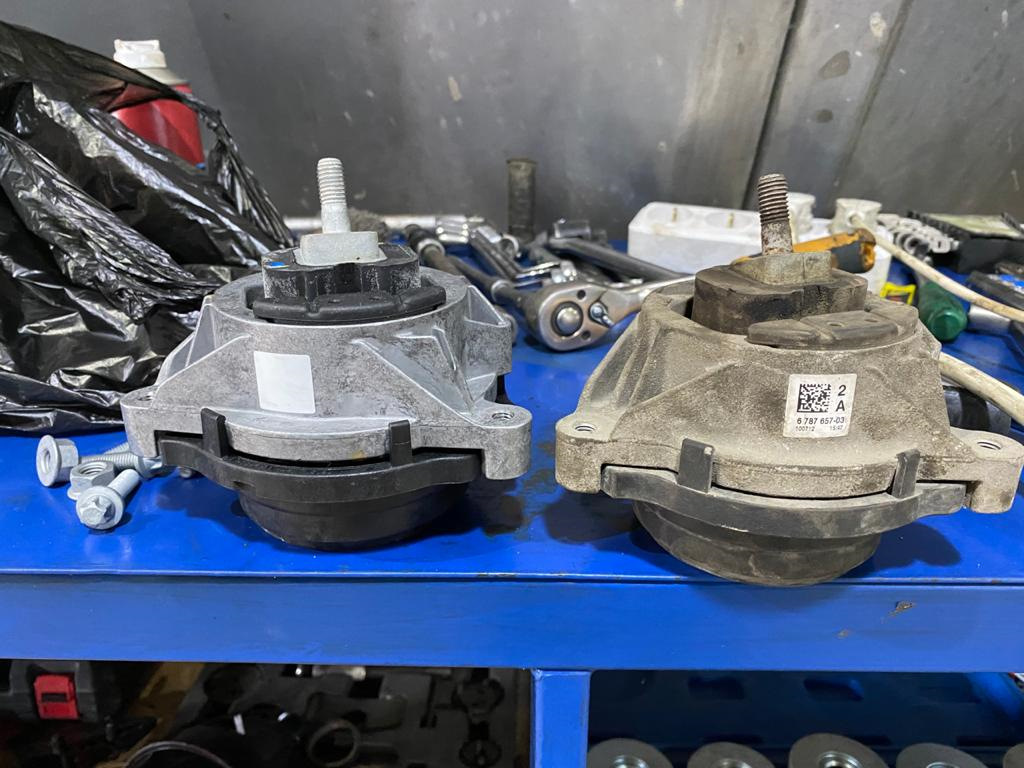 14. Полировка фар и замена опоры двигателя — BMW 3 series (F30), 2 л ...