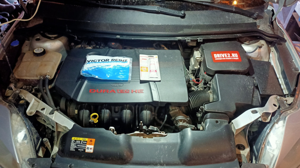 Замена прокладки крышки клапанов Форд Фокус 2 1.8 — Ford Focus Sedan II ...