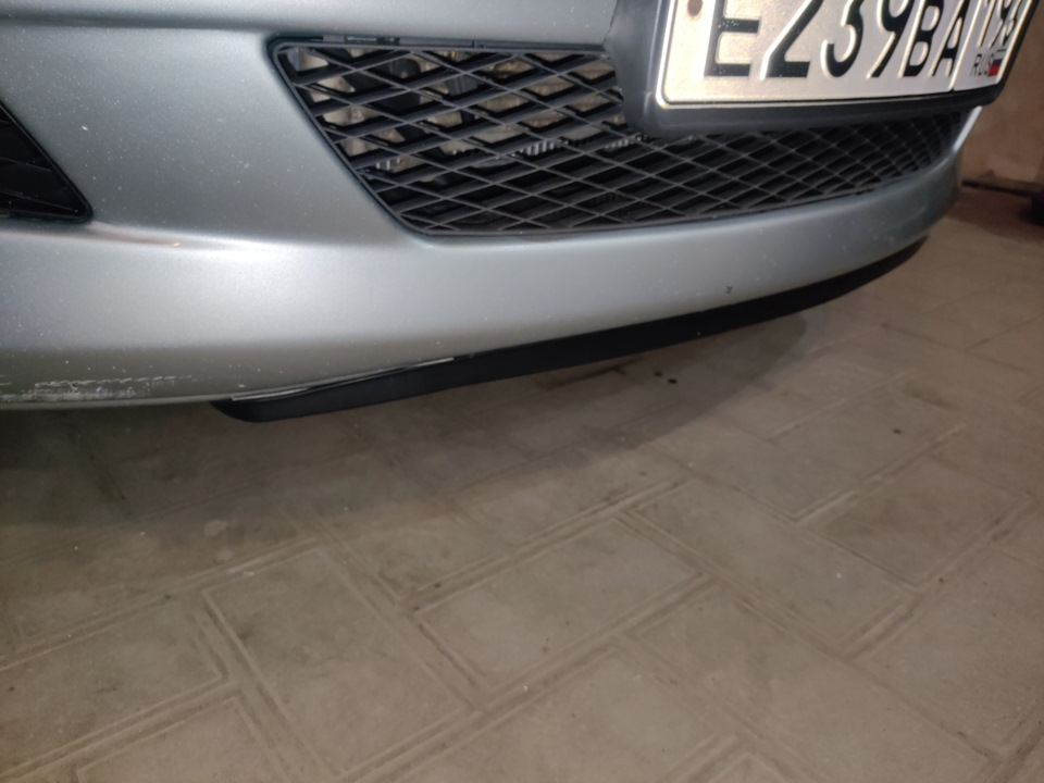 Губа на передний бампер #2 — Mazda 6 (1G) GG, 1,8 л, 2003 года ...