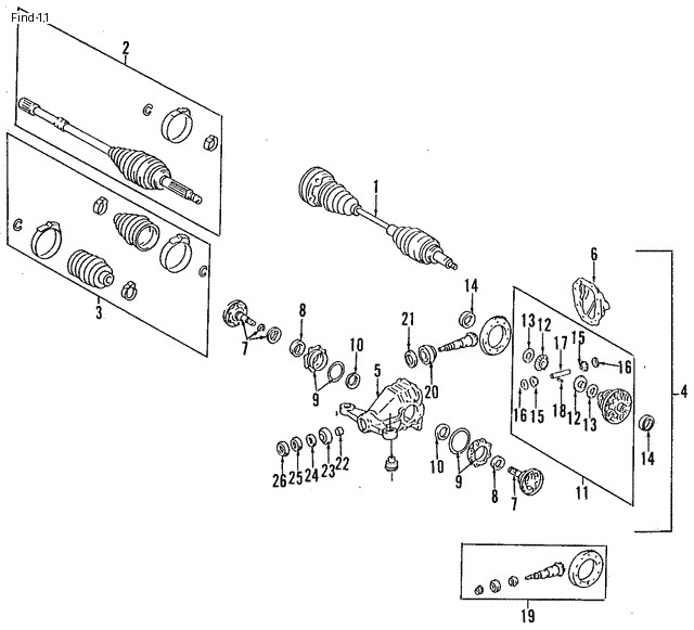 4130124031 Корпус заднего дифференциала TOYOTA LEXUS | Запчасти на DRIVE2